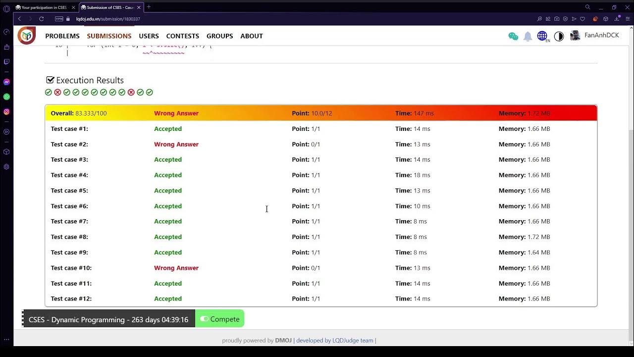 Solving Cses Dp Youtube