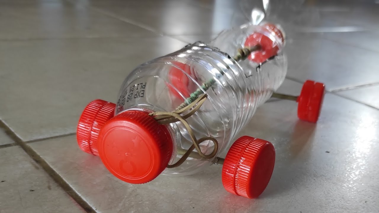 Pembuatan Mainan dari Botol Plastik (Tugas Kelompok Prakarya) - YouTube