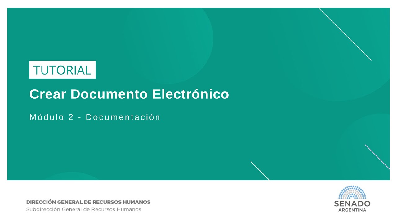 Introducción a COMDOC Crear Documento electrónico - YouTube
