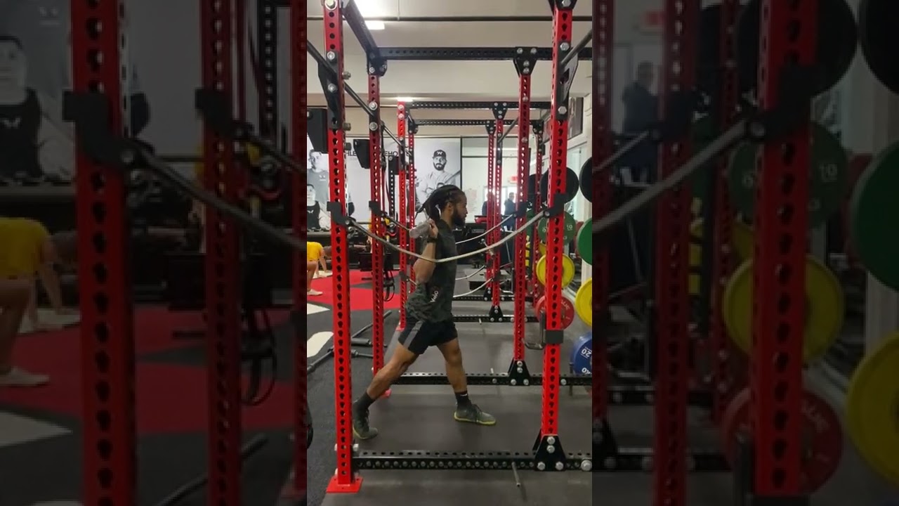 Concentric Safety Bar Reverse Lunge - YouTube