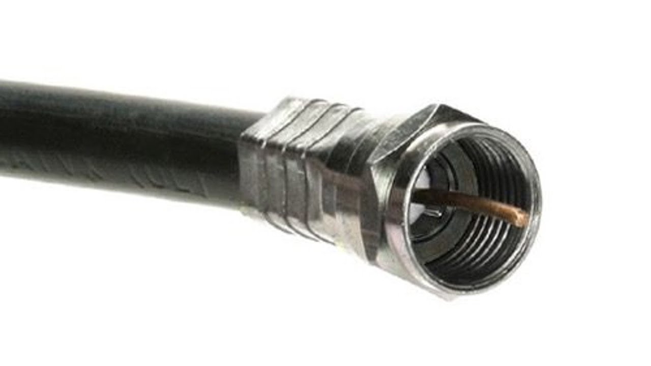 How To Fit Satellite Connectors With Basic Tools - YouTube