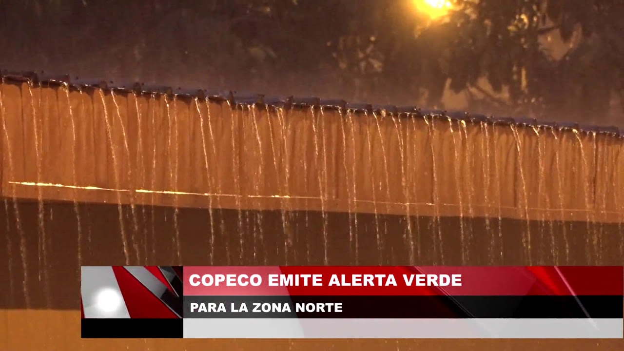 COPECO: Alerta verde para la zona norte - YouTube