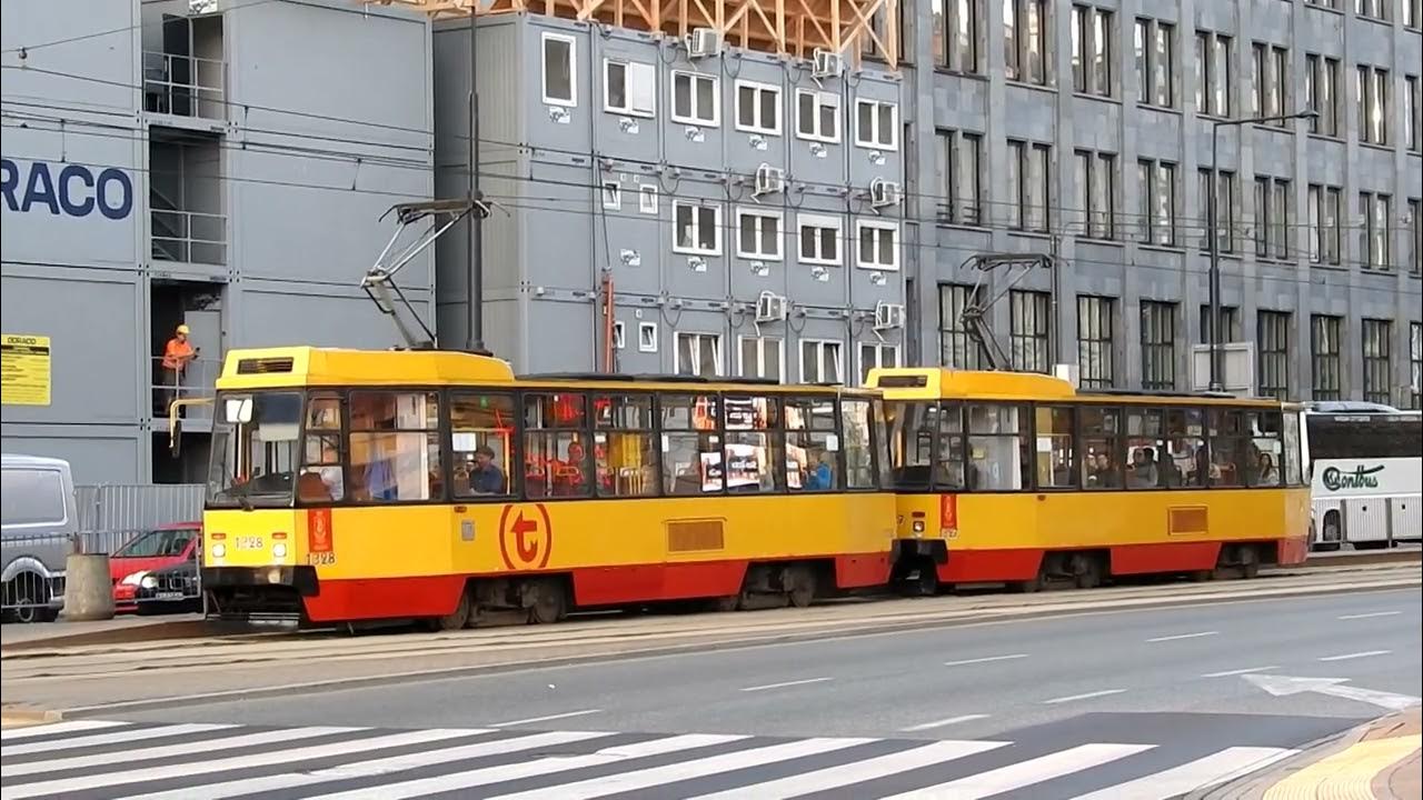 Konstal 105 w ZTM Warszawa. Stare tramwaje w stolicy. Warszawskie tramwaje - YouTube