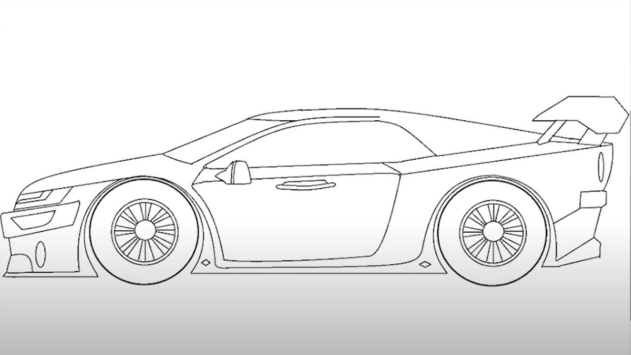 Super Car Drawing // New Model car Design // Car art Video - YouTube