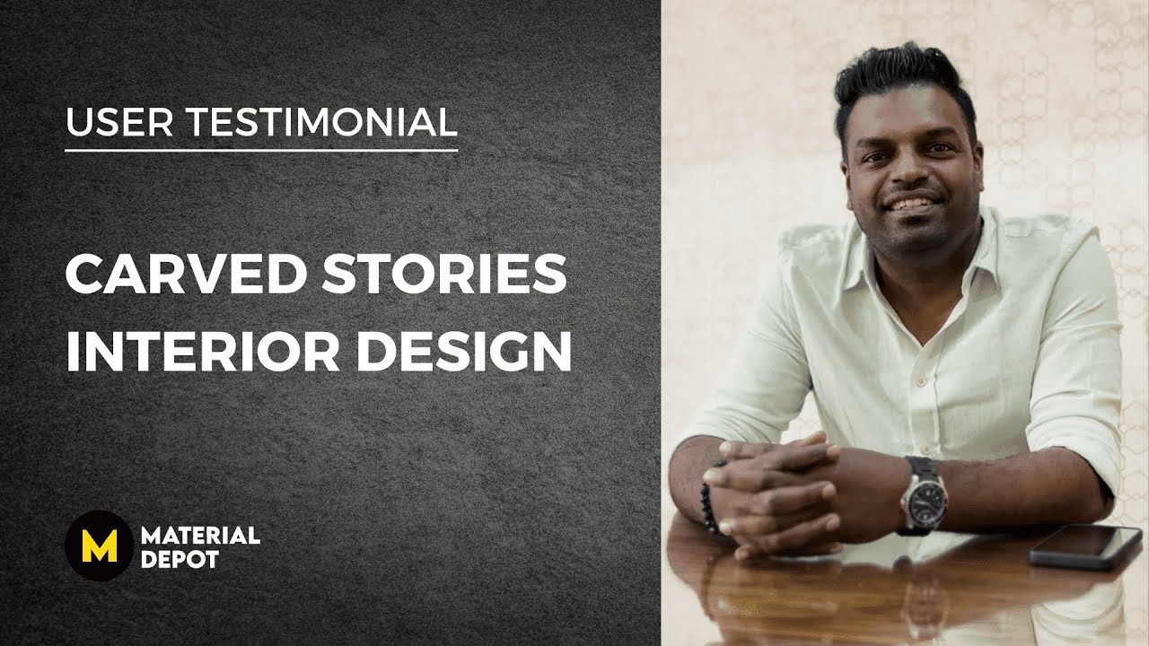 Carved Stories Design Studio x Material Depot - User Testimonial - YouTube