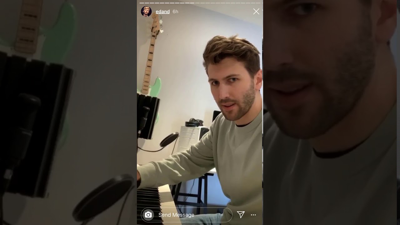 Edan Dover of The Score - “Request a song” (IG live, March 19, 2020 ...