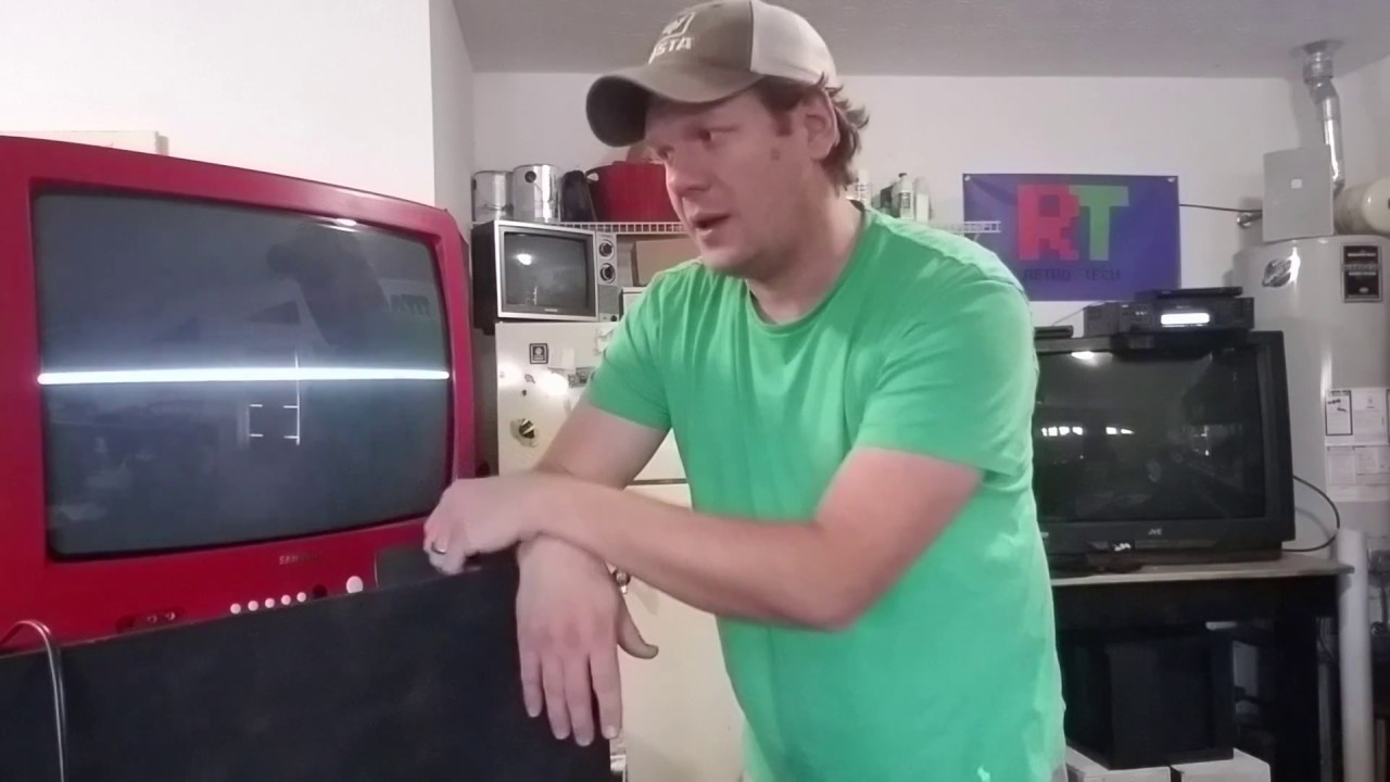 CRT TV Recap & Vertical Line Collapse - YouTube