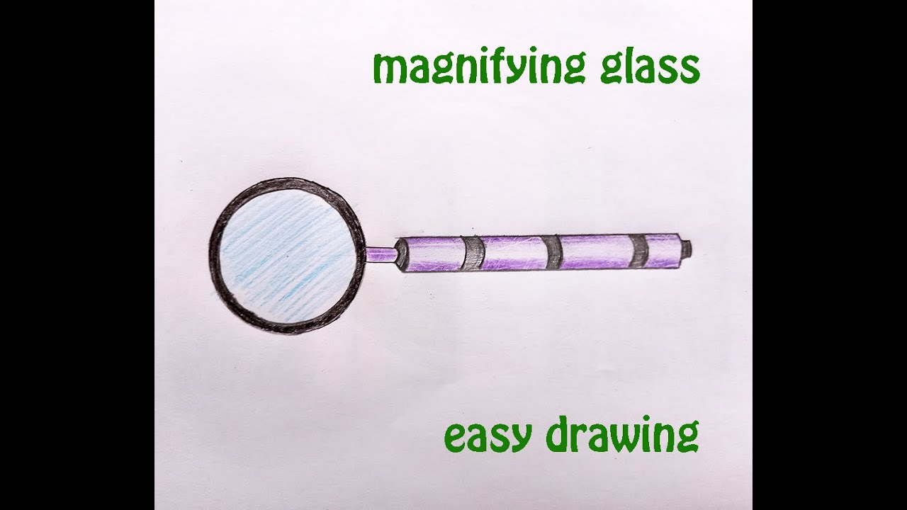 draw a magnifying glass | original video tutorials #satisfying # ...