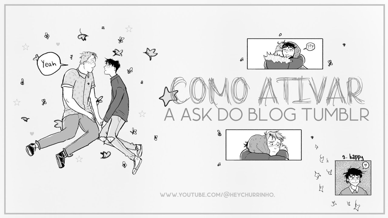 ੈ𝆬 🍂 como ativar e personalizar a ask do tumblr do jeito que vocês ...