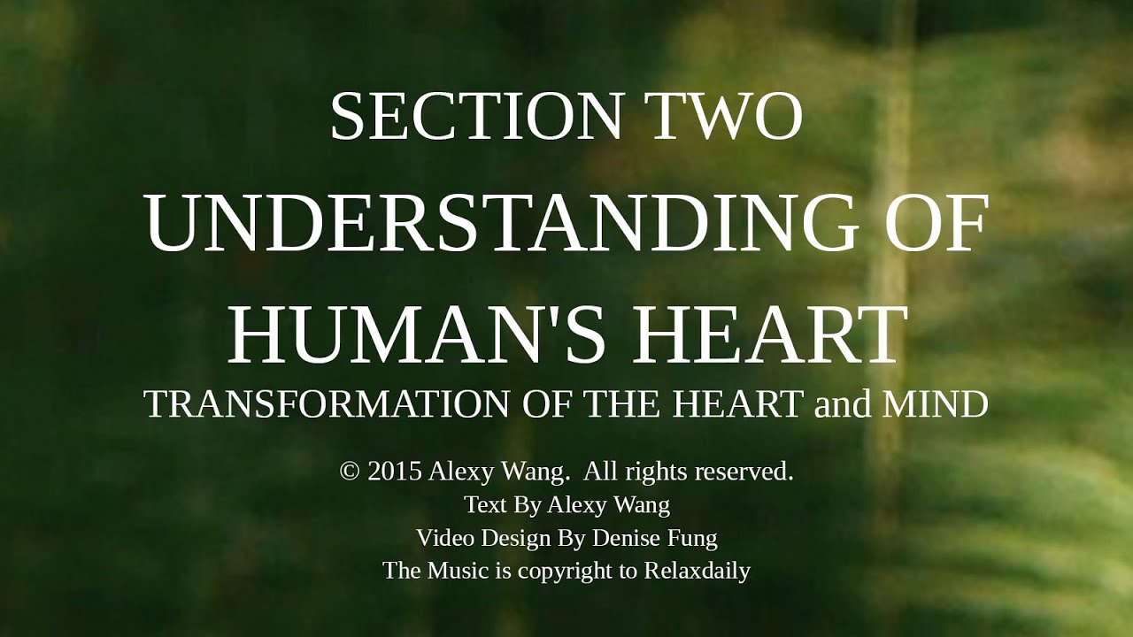 Section Two_Transform process_Transformation of the heart and the mind ...