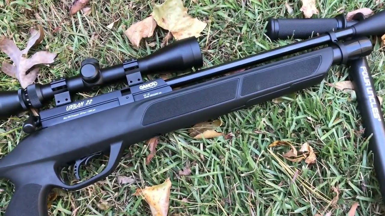 GAMO URBAN AIR RIFLE UPDATE+ shooting at moving targets - YouTube