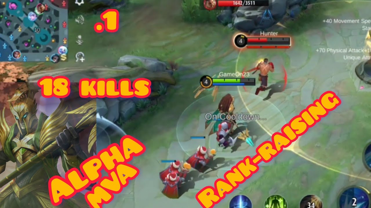 game play Mobile Legends| Rank-raising series for the Alpha Champion ...