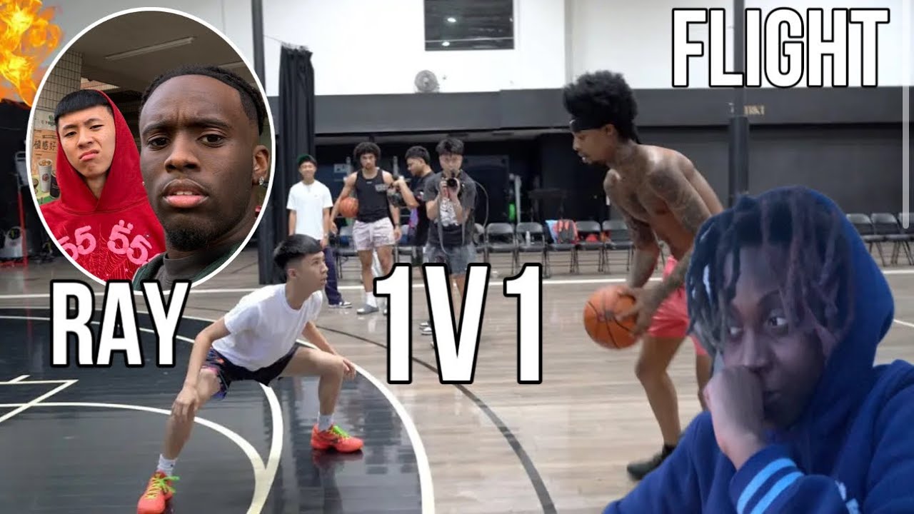 Ray Just Destroyed Flight In A Basketball 1v1!! (Reaction Video) - YouTube