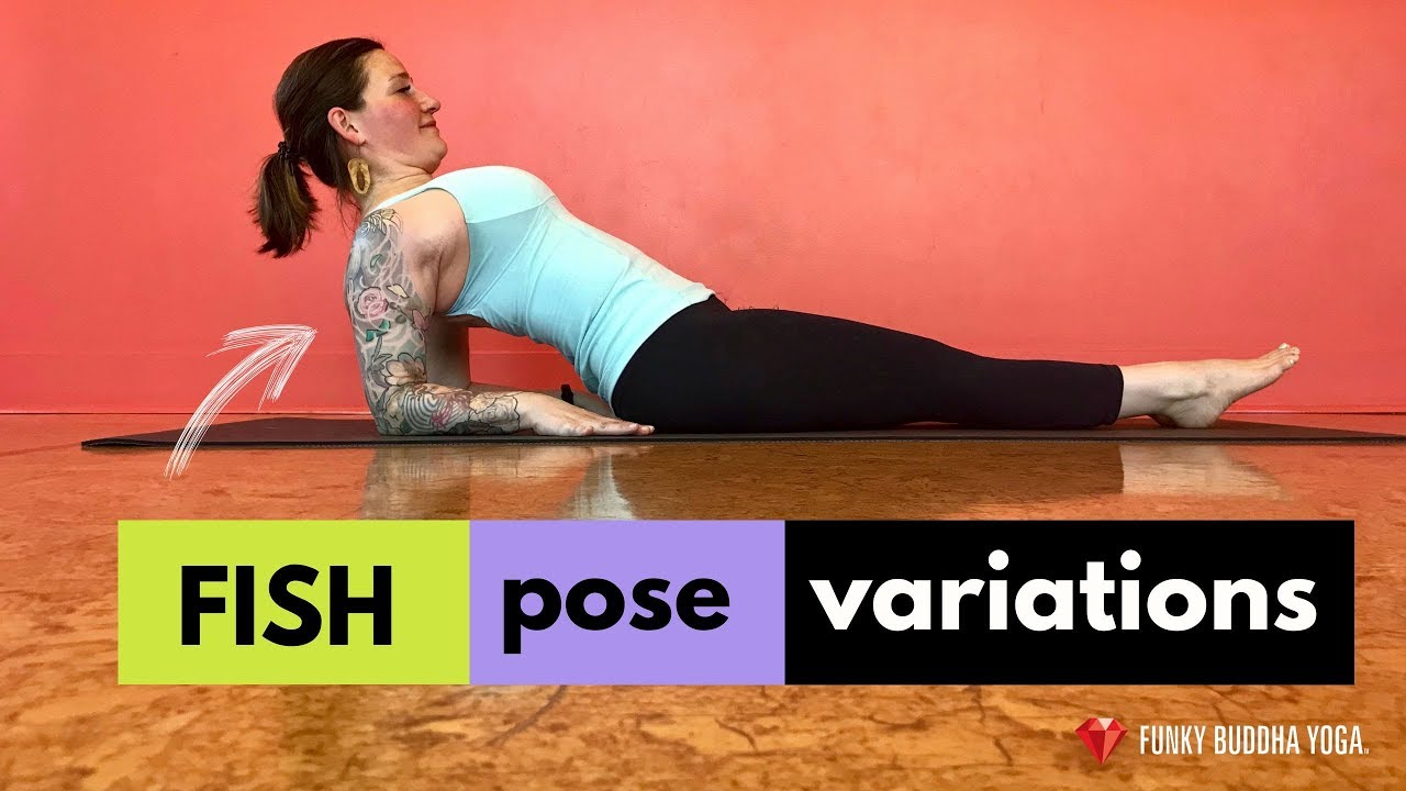 Funky Home Practice | FISH Pose Variations - YouTube