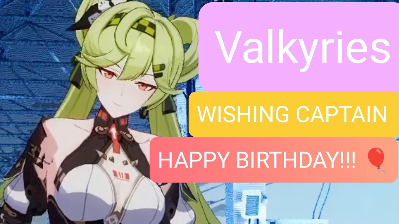 Honkai Impact 3rd | Valkyries that Wish the Captain HAPPY BIRTHDAY ...
