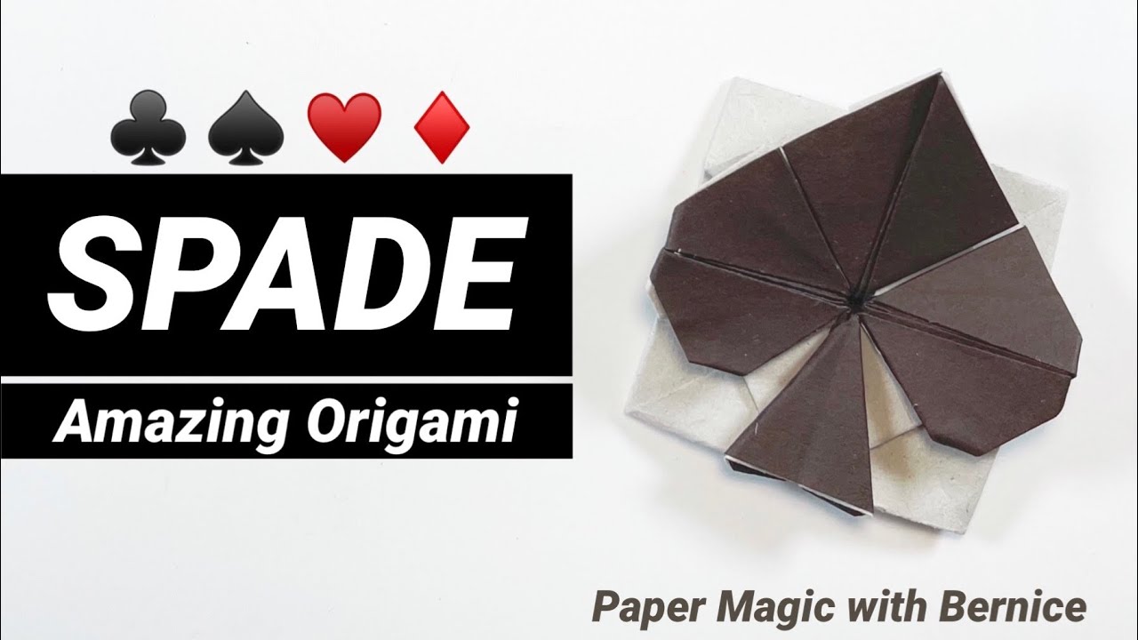 Card Game Suits made of Paper ♠️ | How to do Card Game Symbols | Paper ...