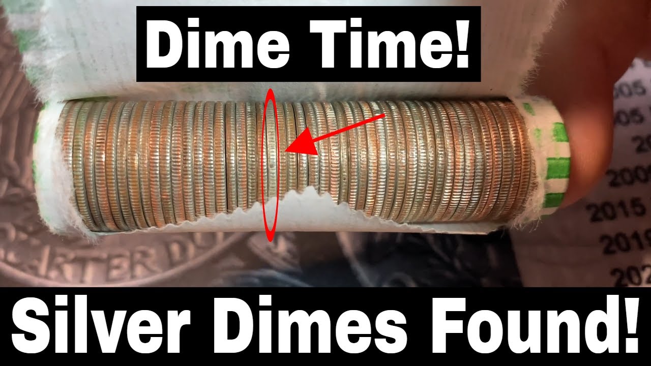 Searching Dime Rolls for Silver - Dime Time Coin Hunting - YouTube