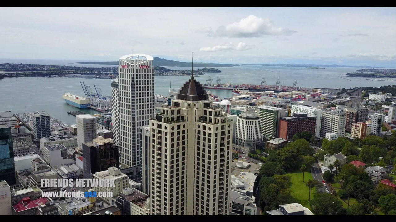 Auckland CBD - 4K Birds View - YouTube