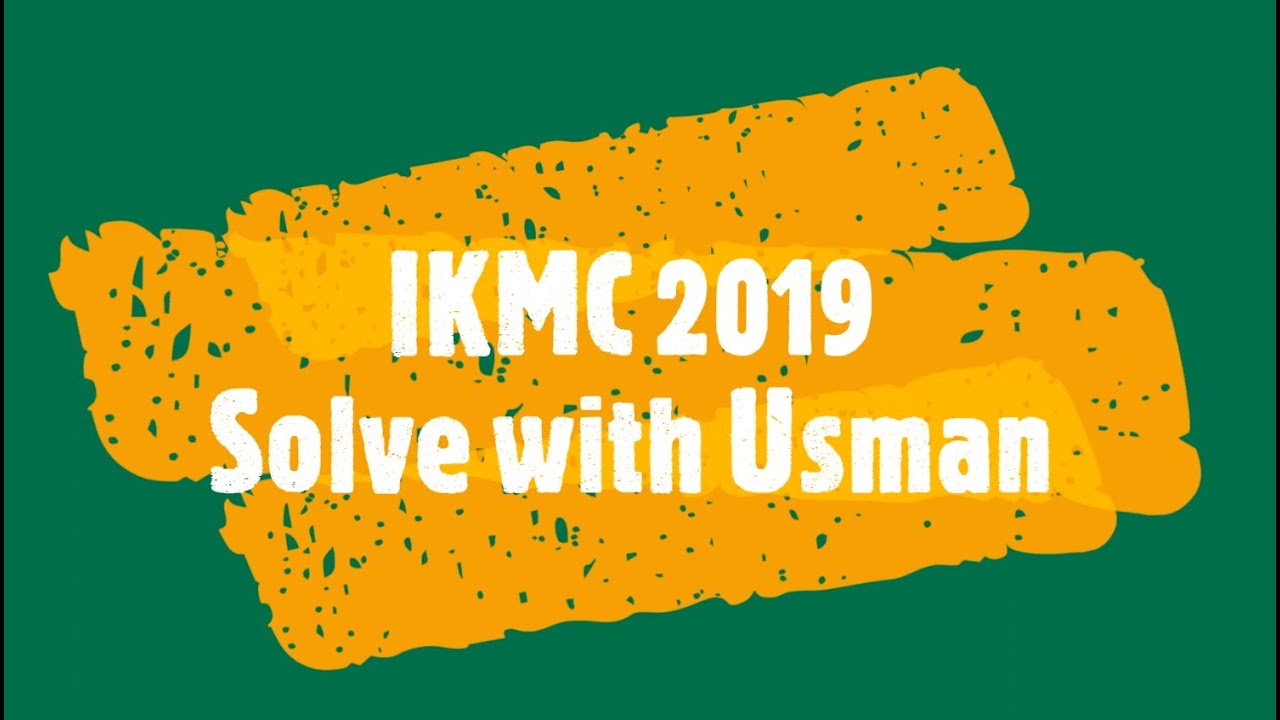 IKMC 2019 (Ecolier) Q23 solution - YouTube
