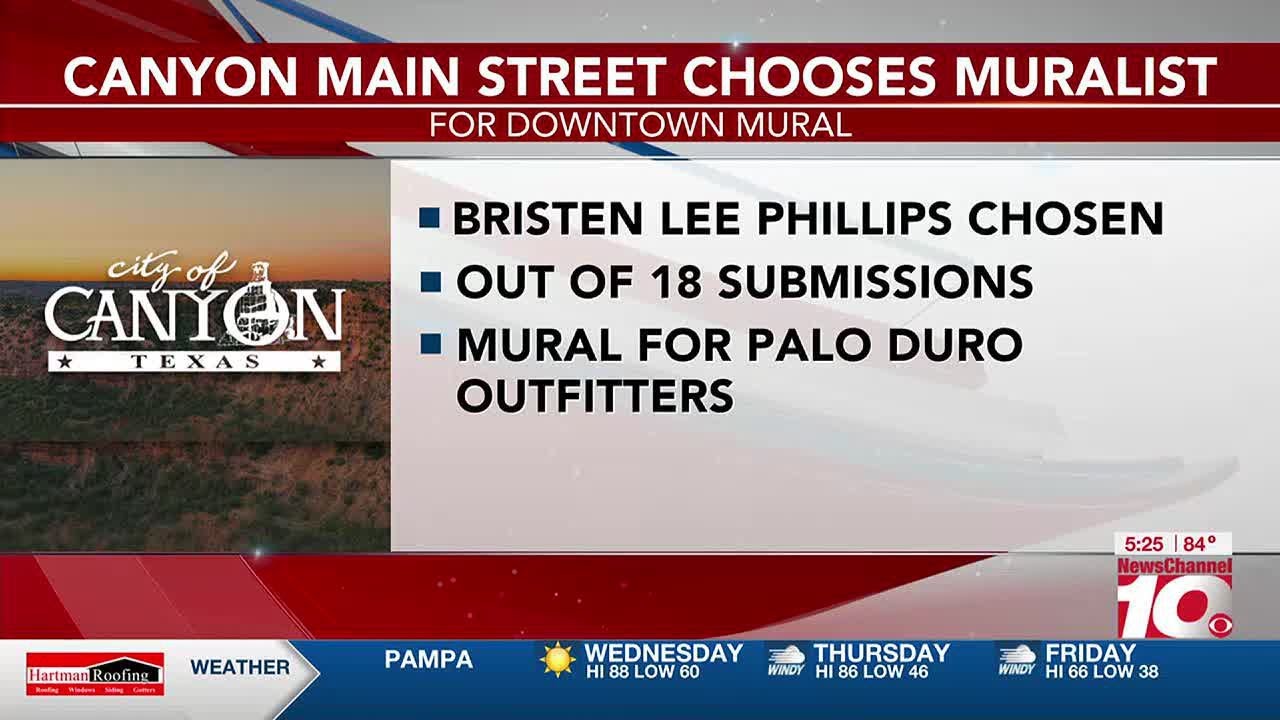 VIDEO: Canyon Main Street announces muralist for downtown mural - YouTube