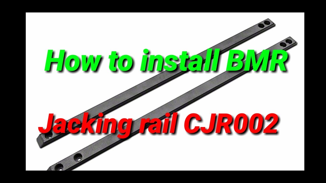 Mustang S550 BMR CRJ002 jacking rails install. - YouTube