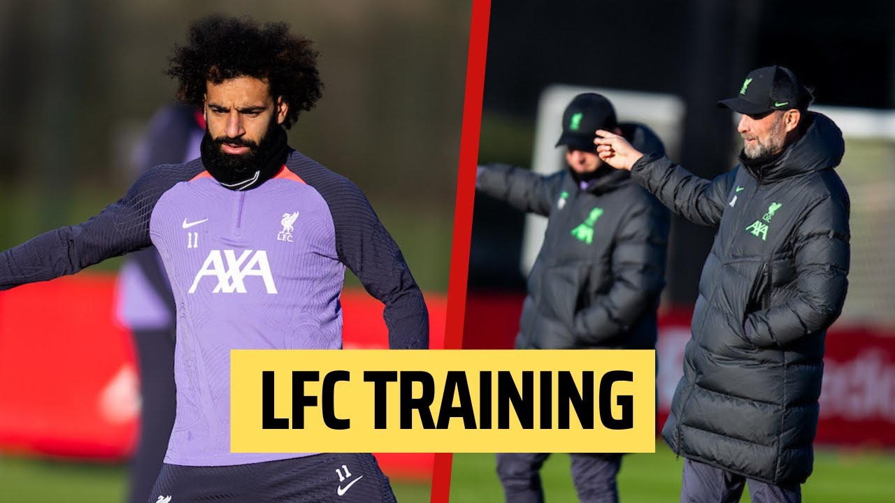 Liverpool FC Training | Keepie uppies, warm up & passing - YouTube
