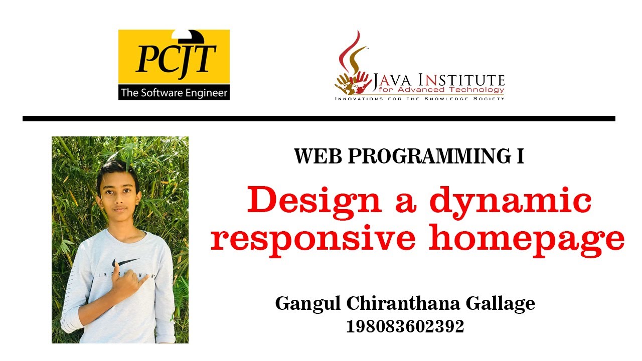 Web Project Task 06 | eshop - web programming 1 | Java Institute ...