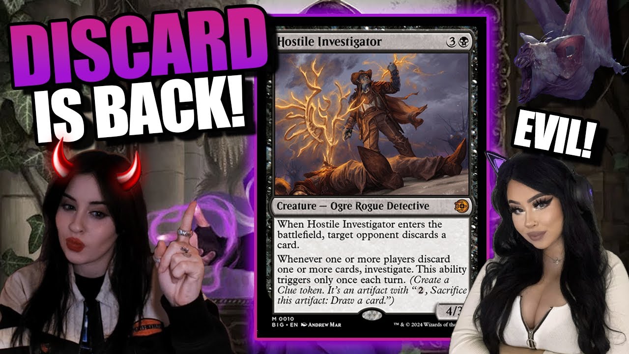 Most EVIL Deck Ever..?!🔥 NEW Mono Black Discard Deck🔥 Standard MTG ...