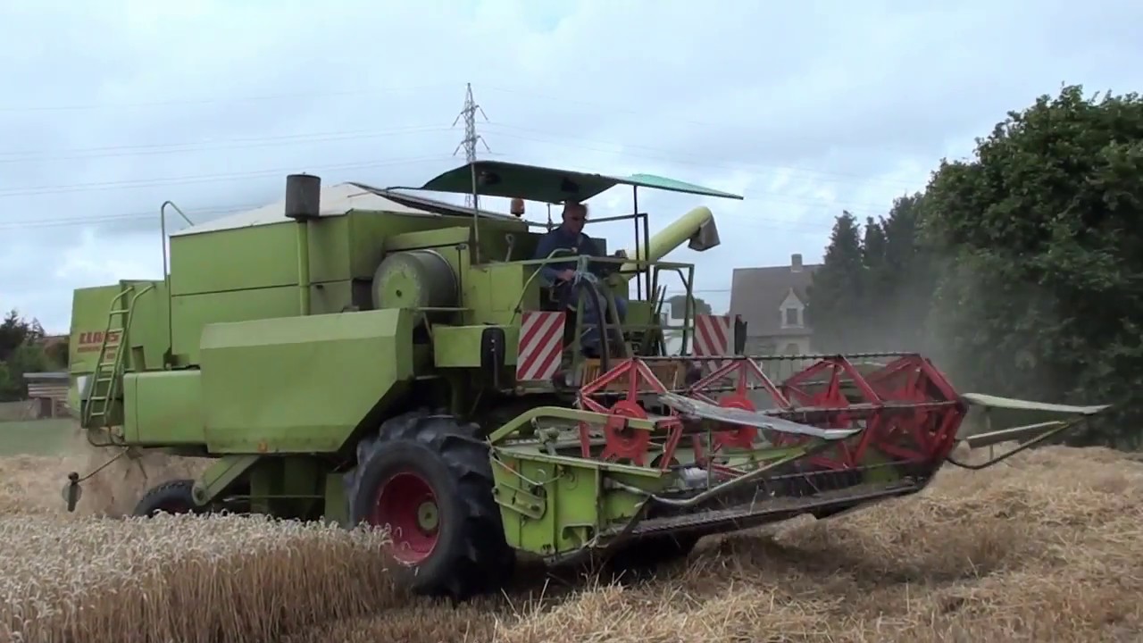 Loonw. Vercruysse - Waregem - Claas Dominator 80 - YouTube