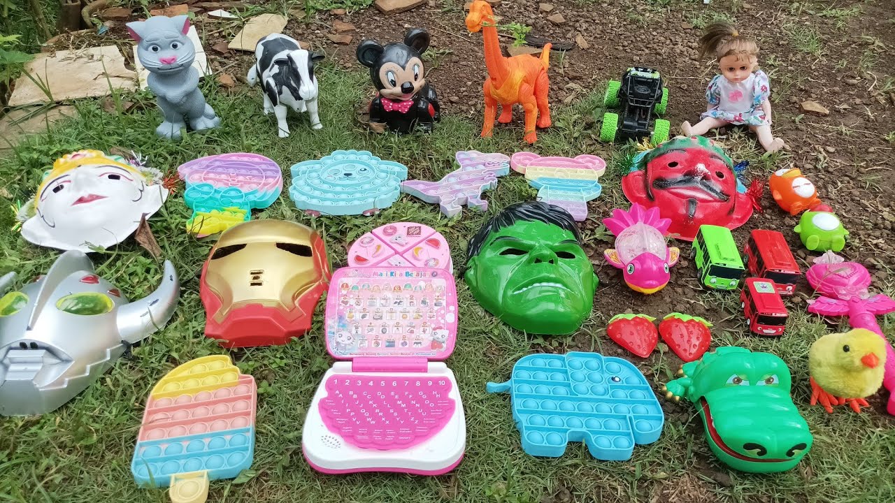 Hunting barbie,sapi cow,balon minimouse, waffle,minion,tembakan,popit ...