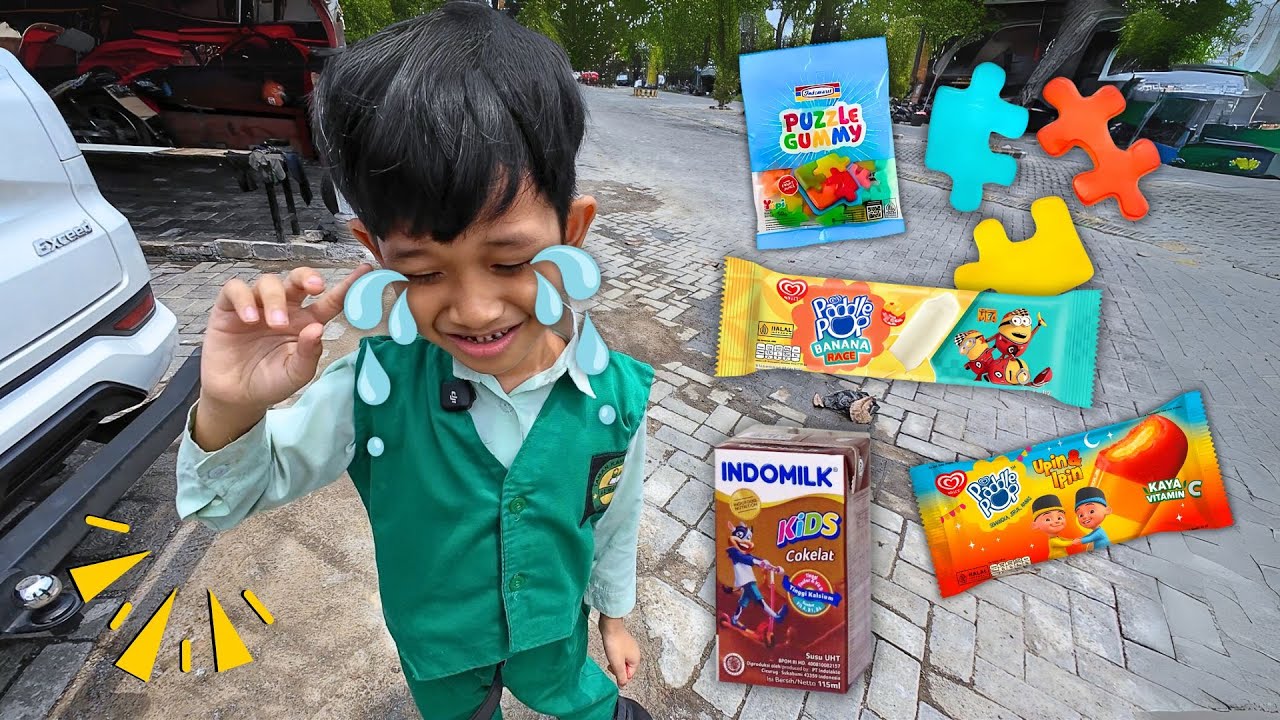DRAMA JAJAN ES KRIM SESUAI NAMA‼️ YUBI BELI MINUMAN, YUPI PUZZLE ...