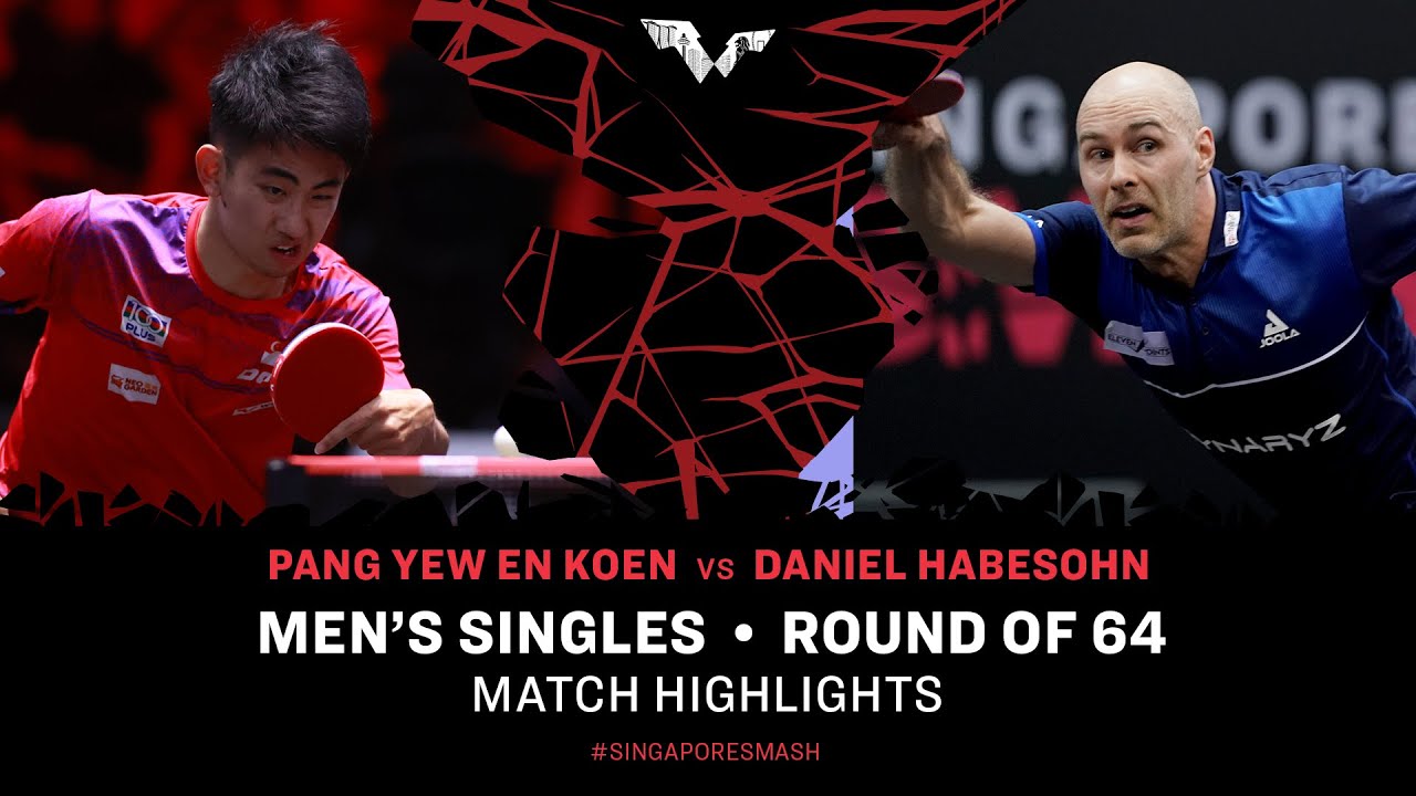 Pang Yew En Koen vs Daniel Habesohn | MS R64 | Singapore Smash 2024 ...