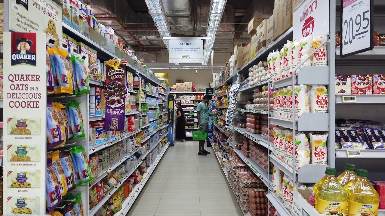 Singapore / NTUC in Alexandra Retail Centre (ARC) Last minute shopping ...