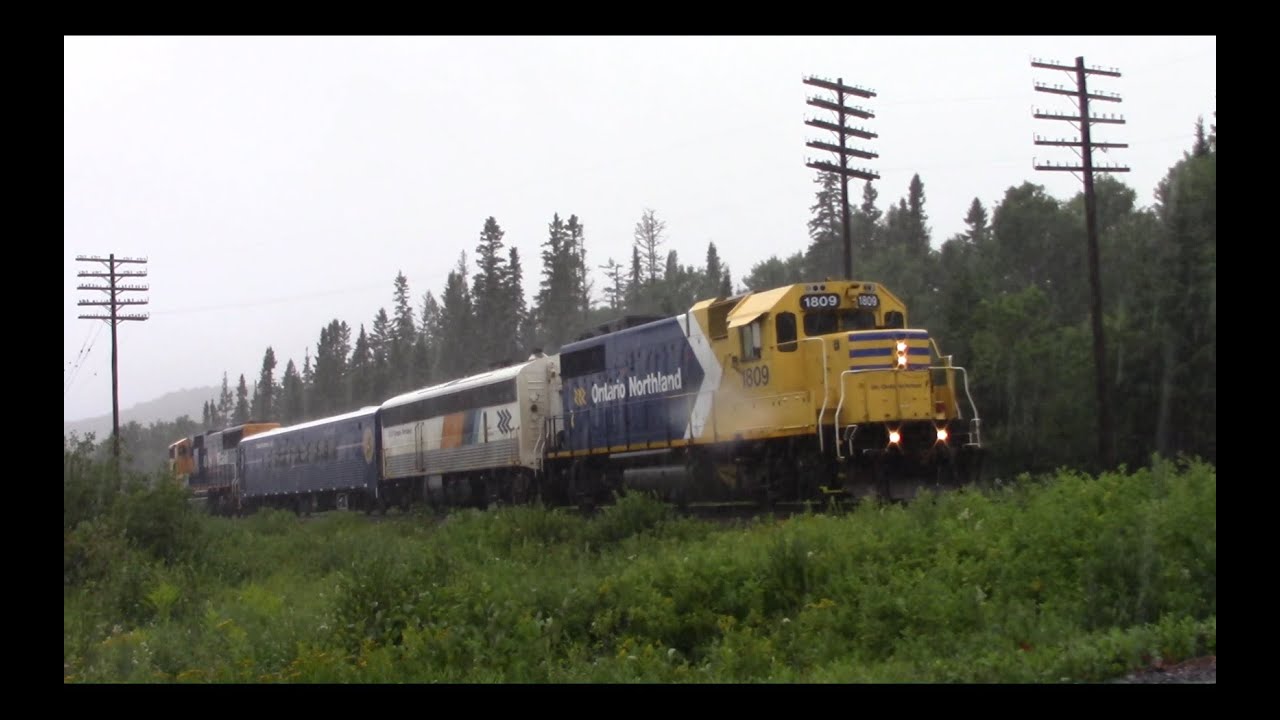 ULTRA RARE! ONR tests 1st refurbished coach for the PBX @ Widdifield ...