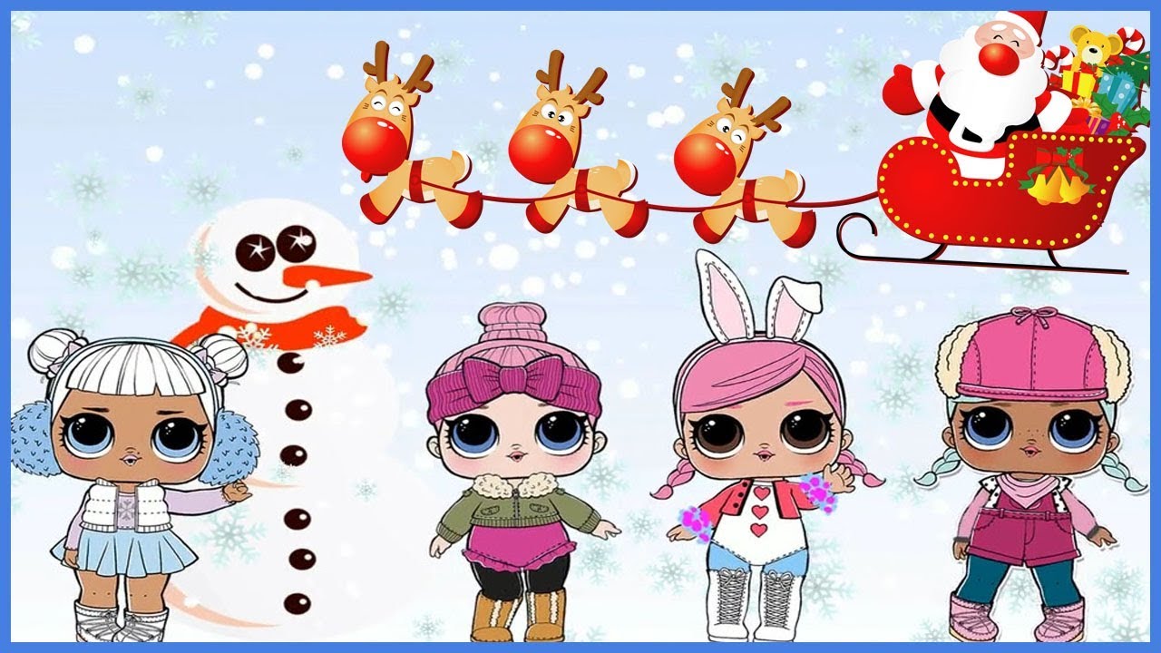 Jingle Bells 🎄Christmas Songs For Kids Baby Songs with LOL Surprise ...