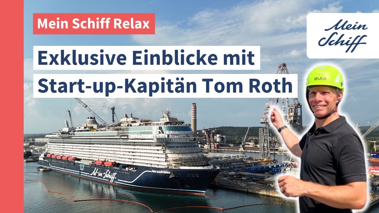 Hightech-Brücke auf der Mein Schiff Relax: Einblicke mit Kapitän Tom ...