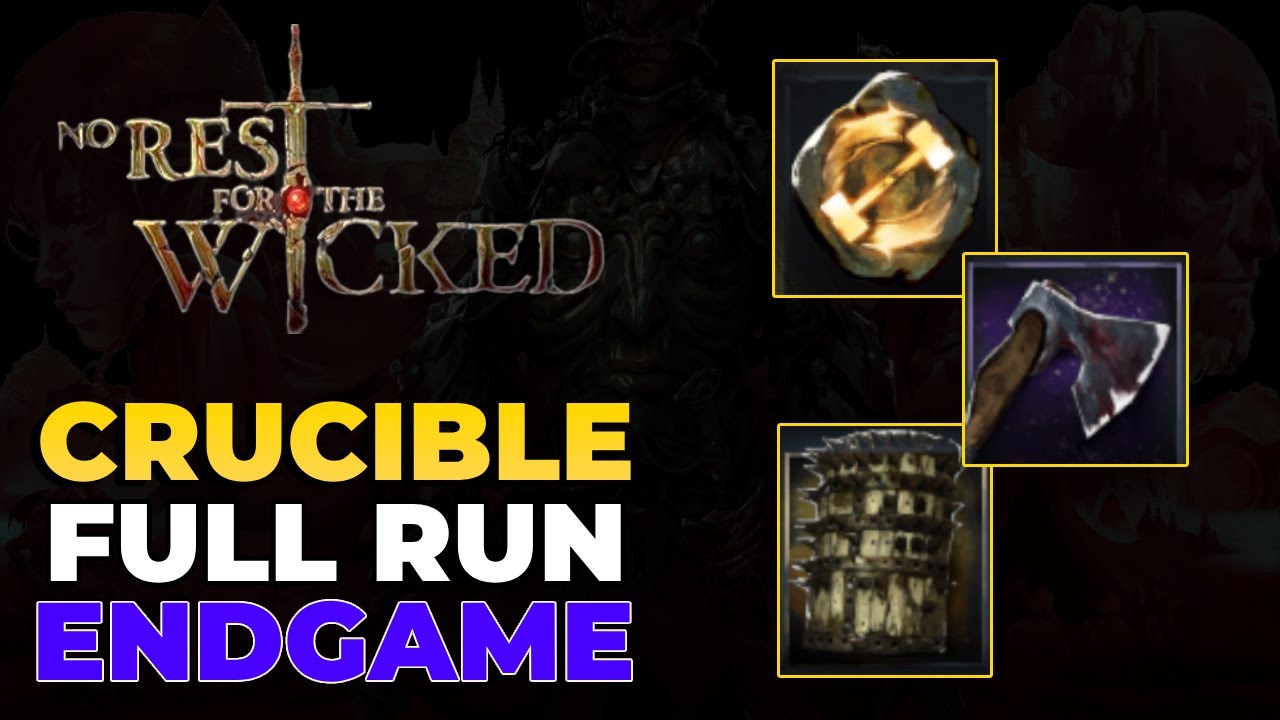 Crucible ENDGAME Full Run STR Throw Build - No Rest For The Wicked ...