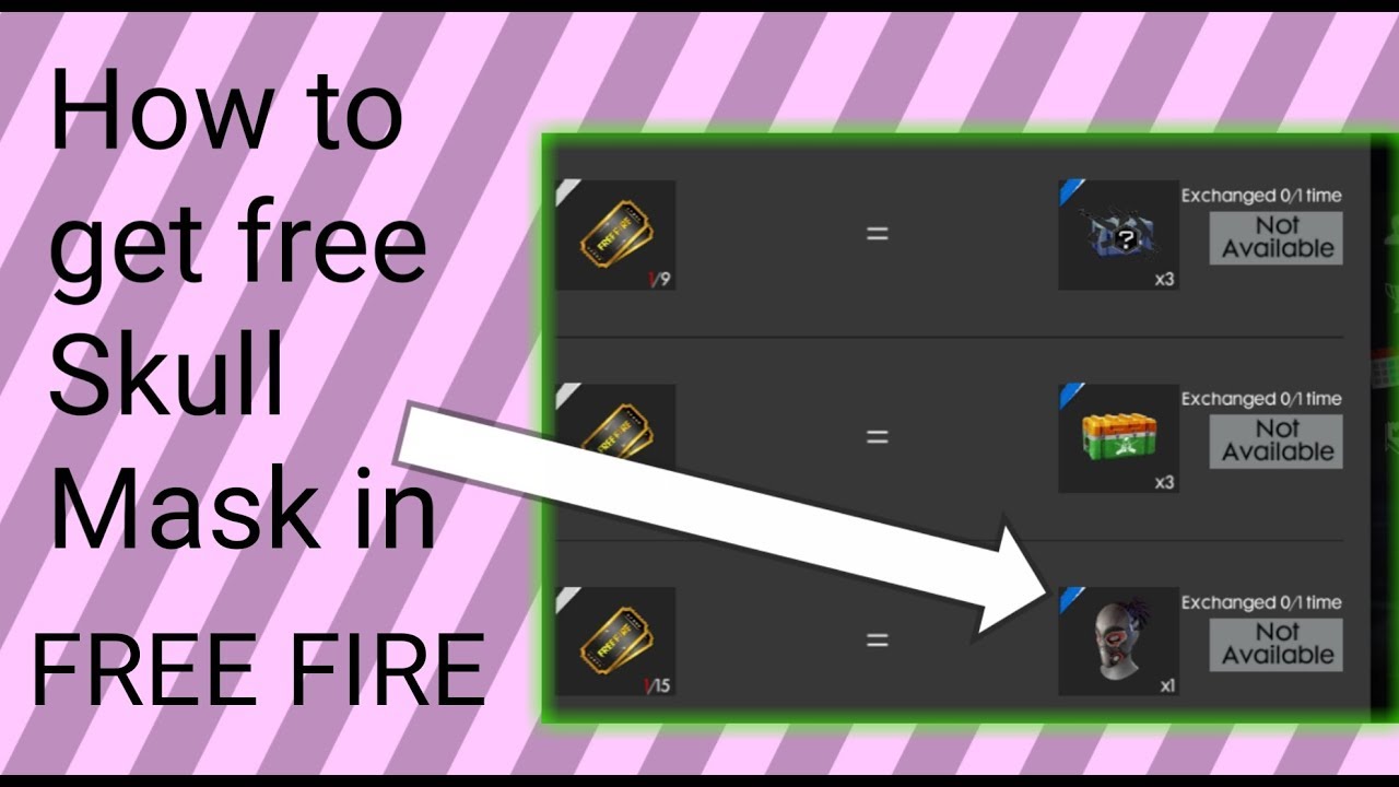 HOW TO GET FREE SKULL MASK IN FREE FIRE NEW EVENT - YouTube