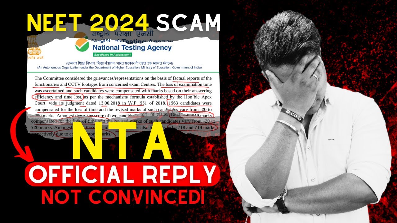 NTA's Statement on NEET UG 2024 Scam Will Leave You Speechless | NEET ...