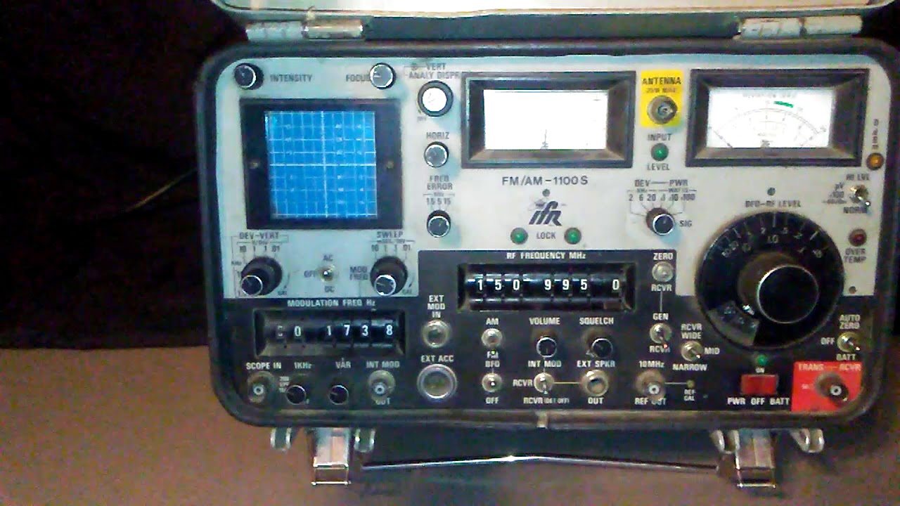 IFR FM/AM-1100 s demo - YouTube