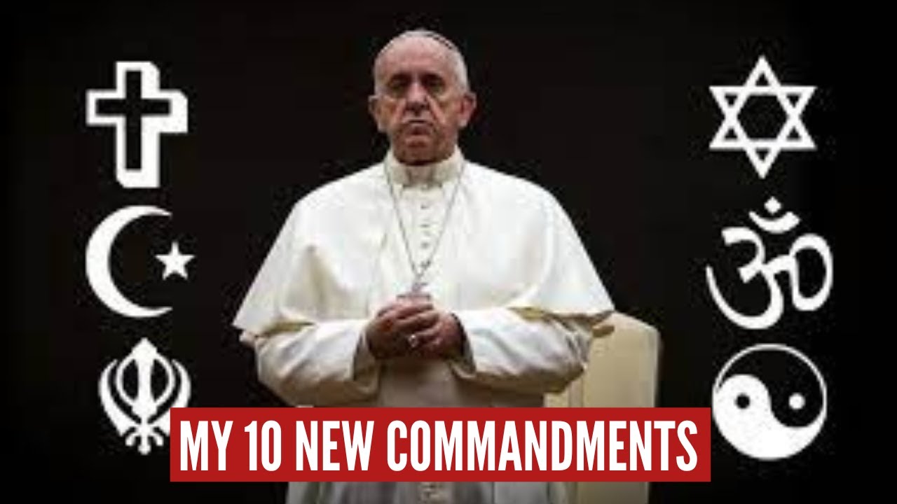 The Pope's new 10 commandments revealed today on Mount Sinai 14.11.2022 ...