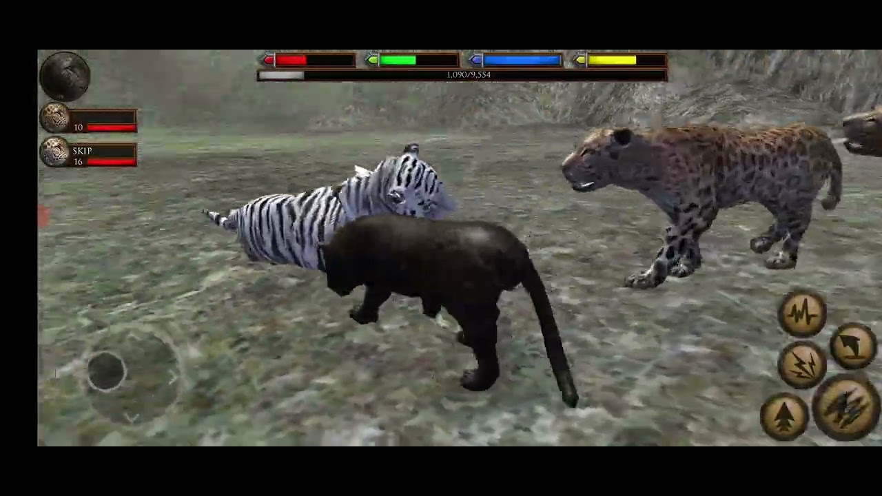 Playing as Leopard in Ultimate Jungle Simulator - YouTube