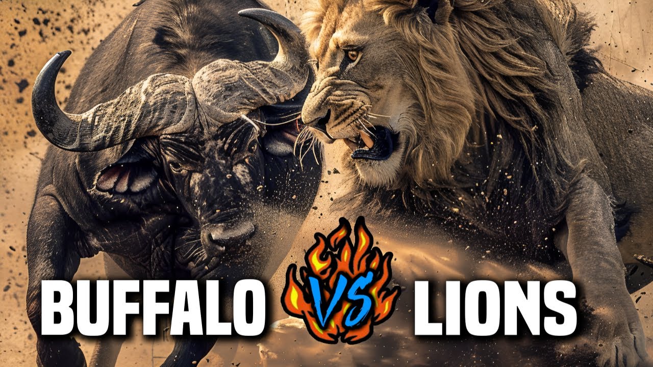 The Mighty Cape Buffalo 🐃 Fierce Fighters of the Wild - YouTube