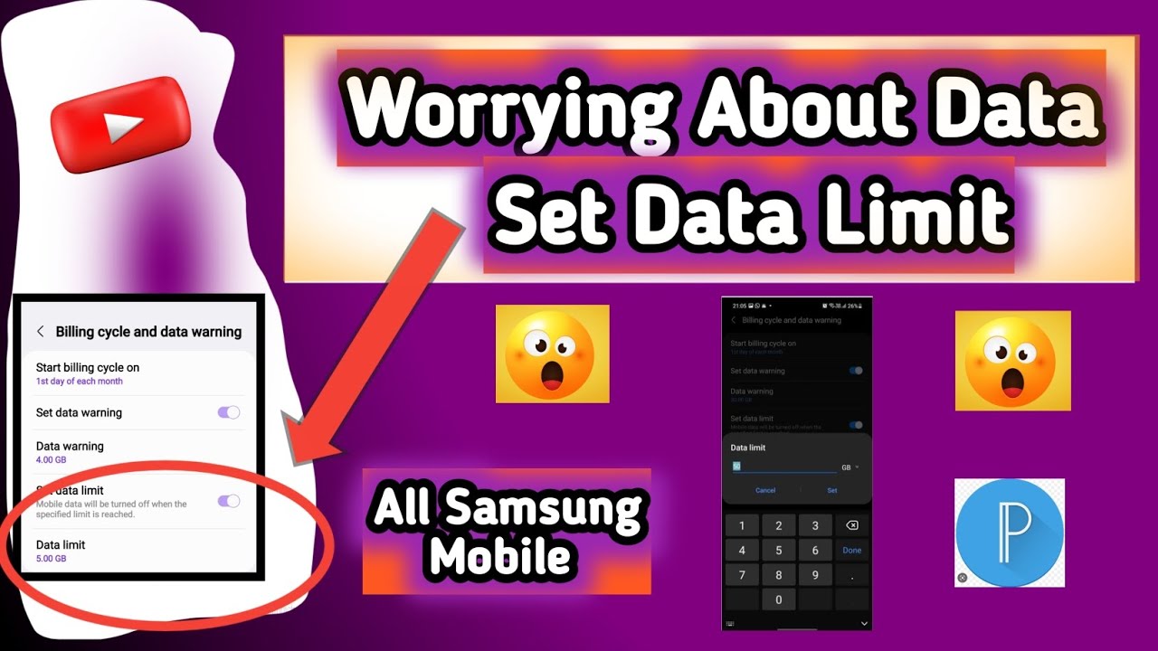 "How to Set a Data Limit on Your Samsung Phone" 🔥 Stay Within Your ...