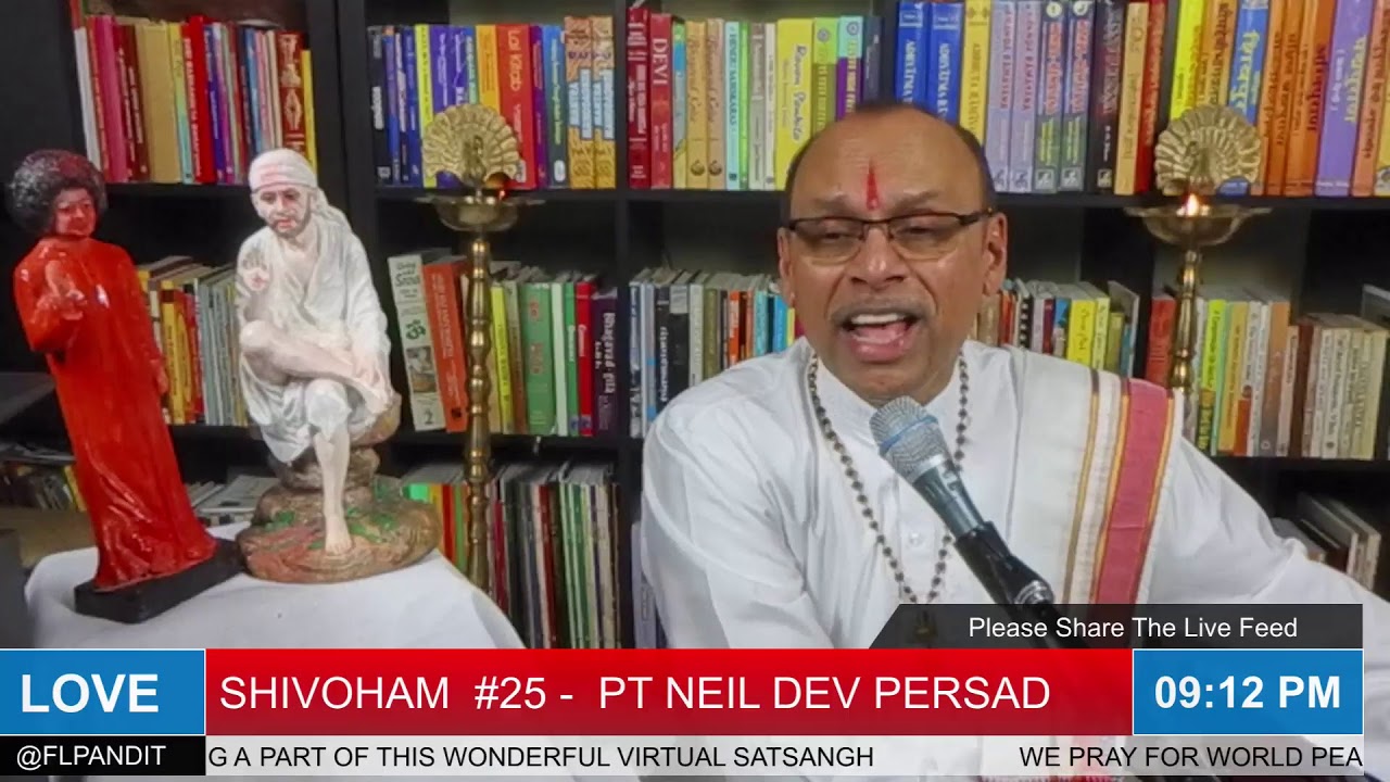 Shivoham 25- LIVE SATSANGH WITH PT NEIL DEV PERSAD - YouTube