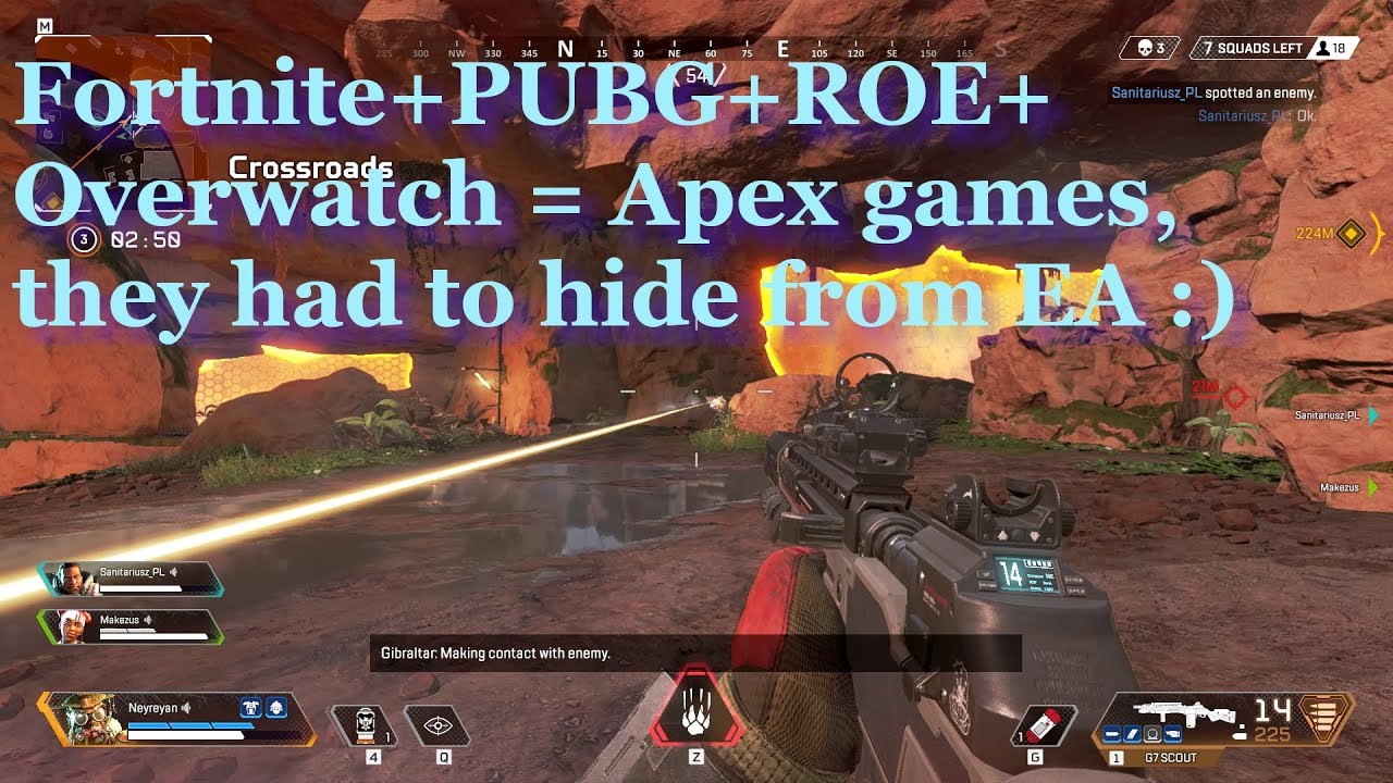 Apex legends on pc day one using the origin launcher and unedited ...