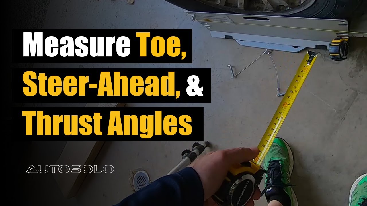Measure Vehicle Toe, Steer Ahead, and Thrust Angle with Toe Plates ...
