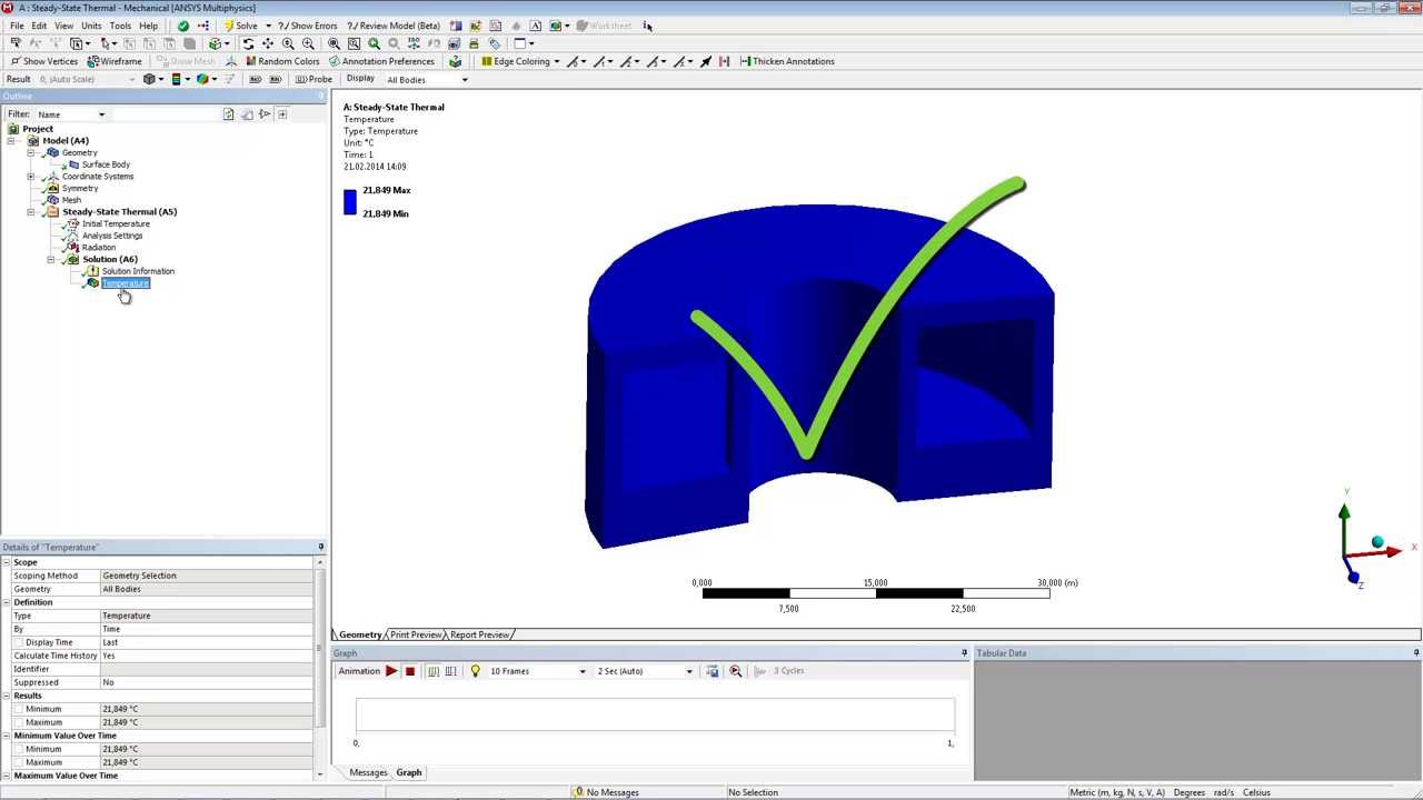 Ansys Thermal Axisymmetric Radiation - YouTube