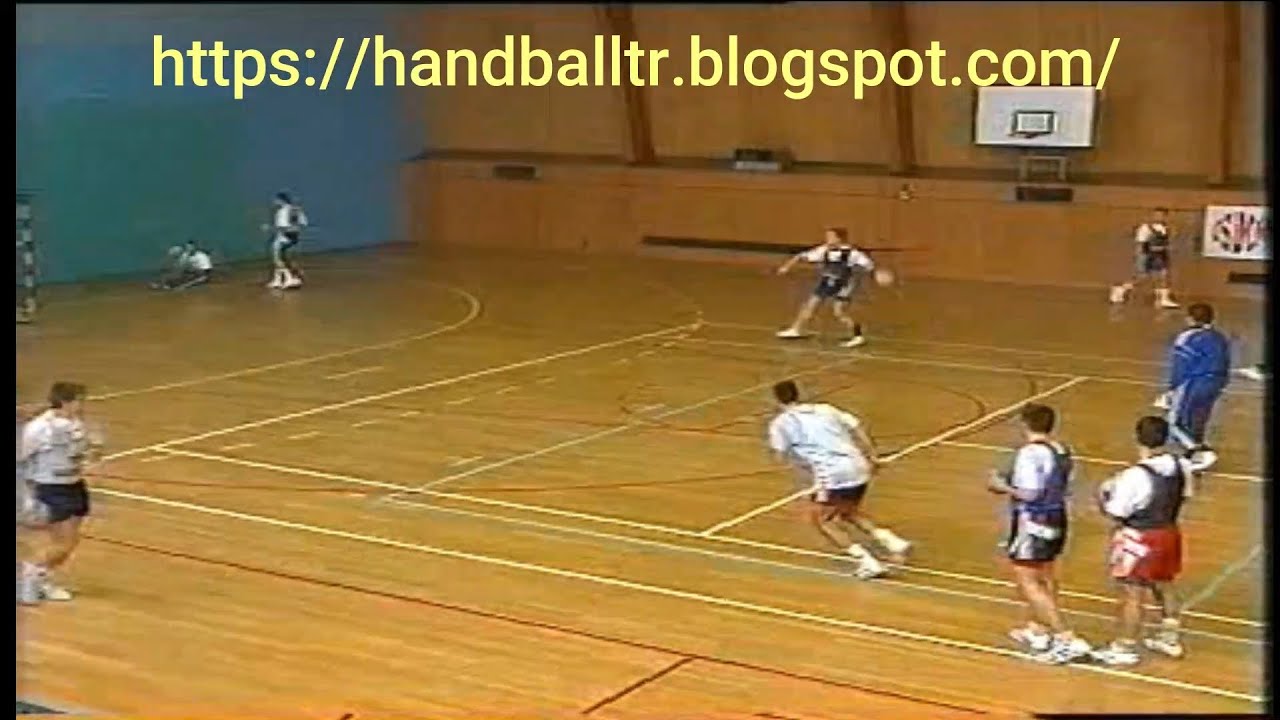 handball training - Defense attack with 2 or 3 lines part 1 - YouTube