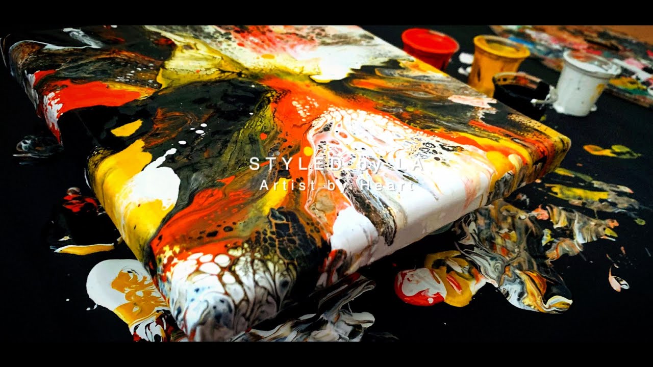 Artsy_23| Acrylic Pouring | BLOWN | Abstract Painting | STYLED by LA ...